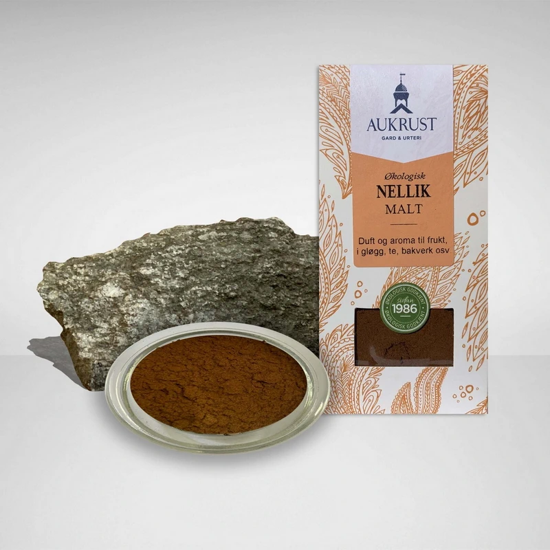 Nellik malt økologisk 30 g Aukrust Gard - SUNNE SAKER
